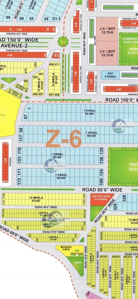 defence phase 8 ivy green lahore one kanal plot - Lahore Defence Property